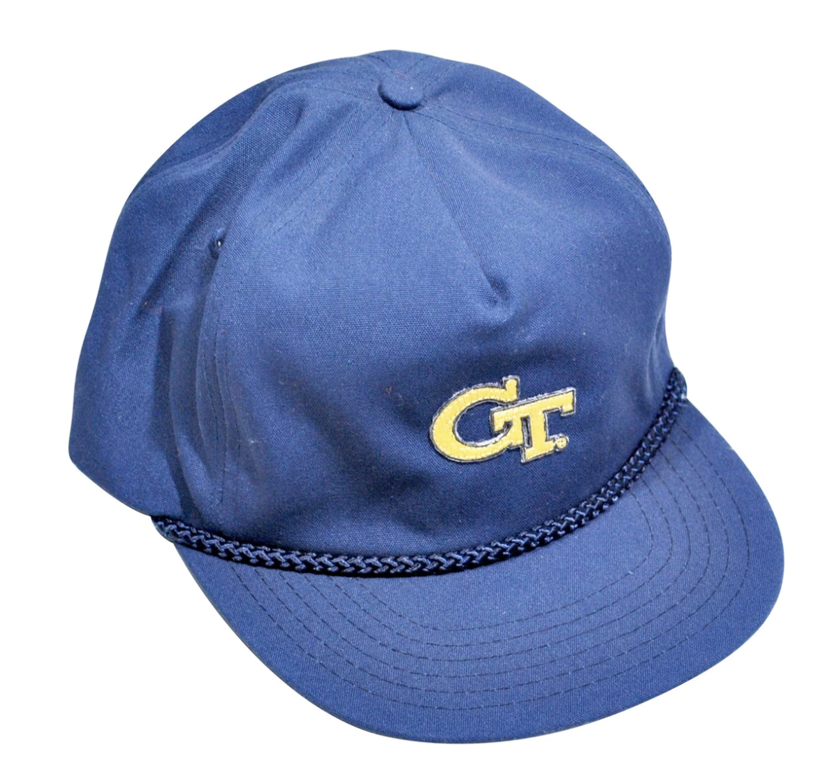 Vintage Georgia Tech Yellow Jackets NCAA Football Navy 90s Zip Strap ...