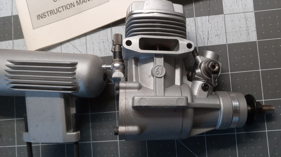 O.S. OS Max 61 FX RC Plane Airplane Engine Nitro Motor .61 w/ Prop ...