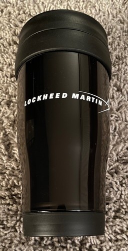 new LOCKHEED MARTIN branded TUMBLER cup coffee DRINKWARE insulated ...