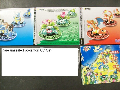Open Pikachu Record Pokemon Japan Red Green Blue 2CD Pocket Monsters ...