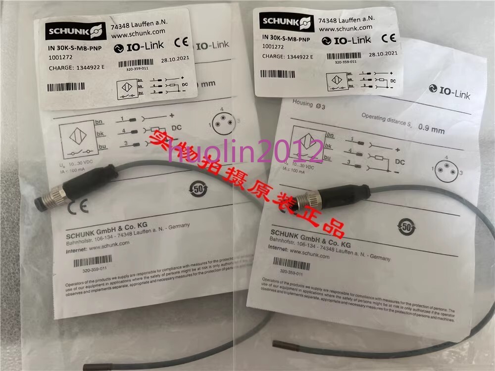 1pcs new SCHUNK 1001272 IN30K-S-M8-PNP #b | eBay