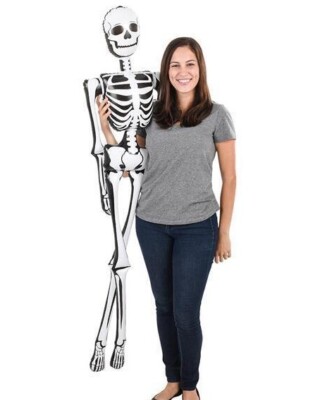 6 Foot Skeleton Inflate Halloween Decoration | eBay