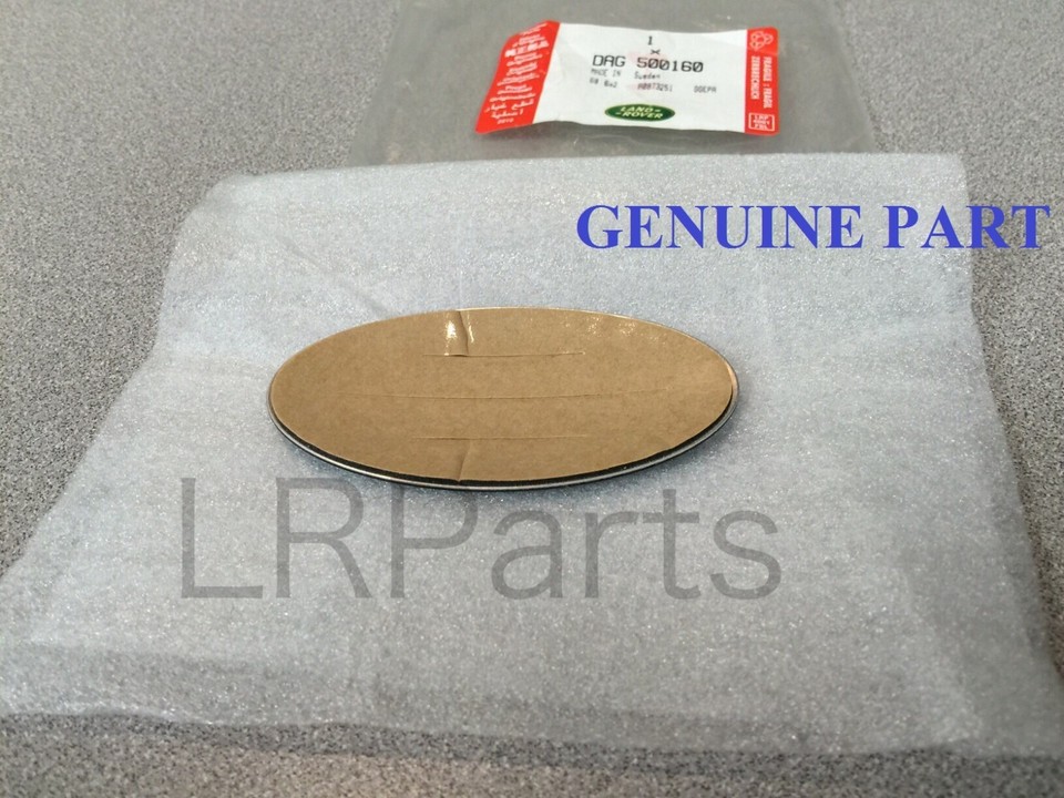 Land Rover Range Rover L322 03-06 Black On Silver Grille Badge Genuine ...