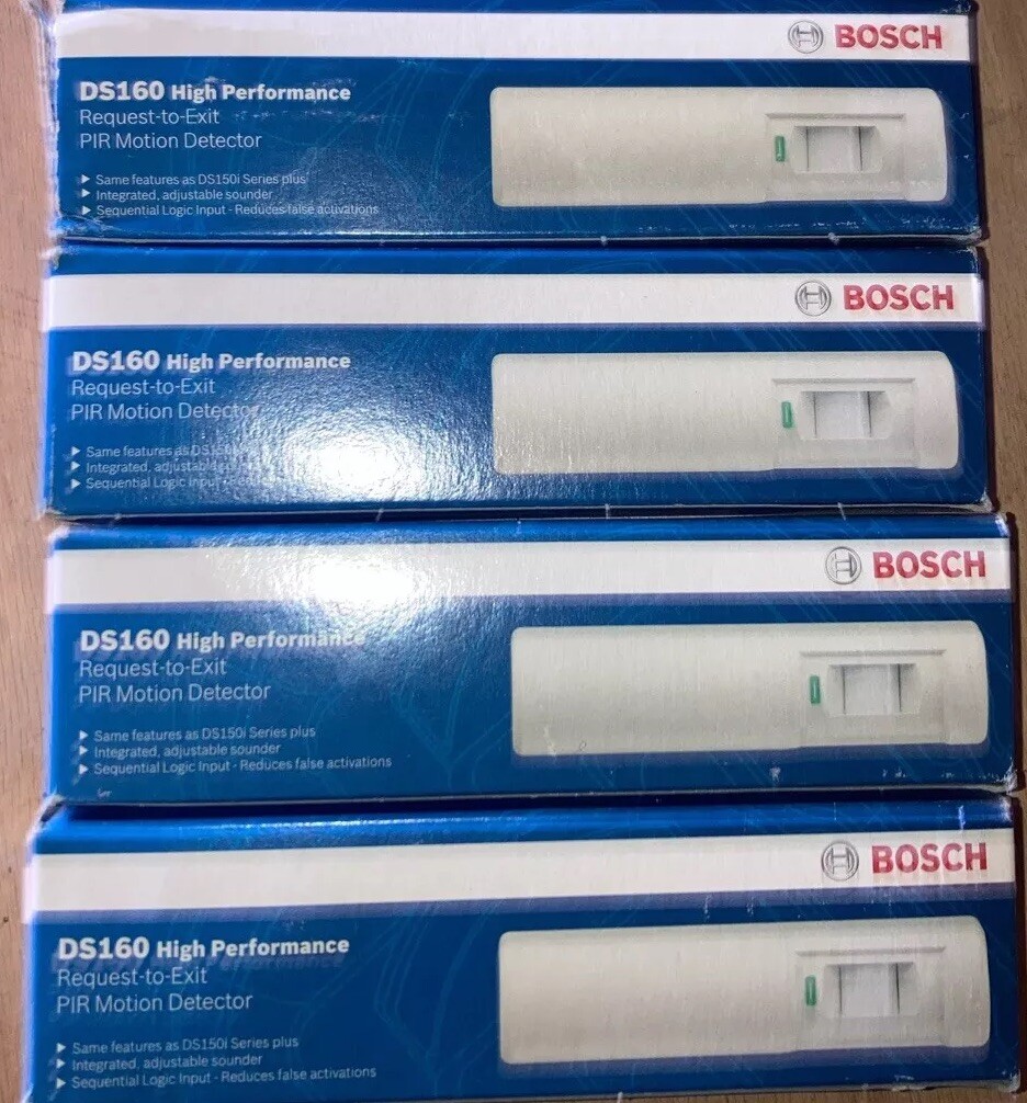 **Lot Of 4*** Bosch DS160 REX Request To Exit Sensor PIR Motion White ...
