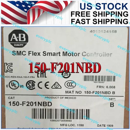 Brand New Allen Bradley 150-F201NBD SMC Flex 201 A 150 Motor Controller ...