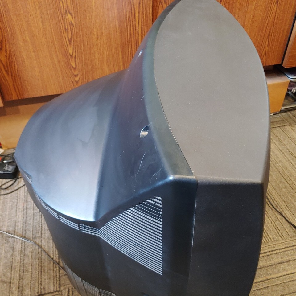 Zenith 27 Inch CRT TV Retro Gaming Coaxial RCA Input A27B33W Remote ...