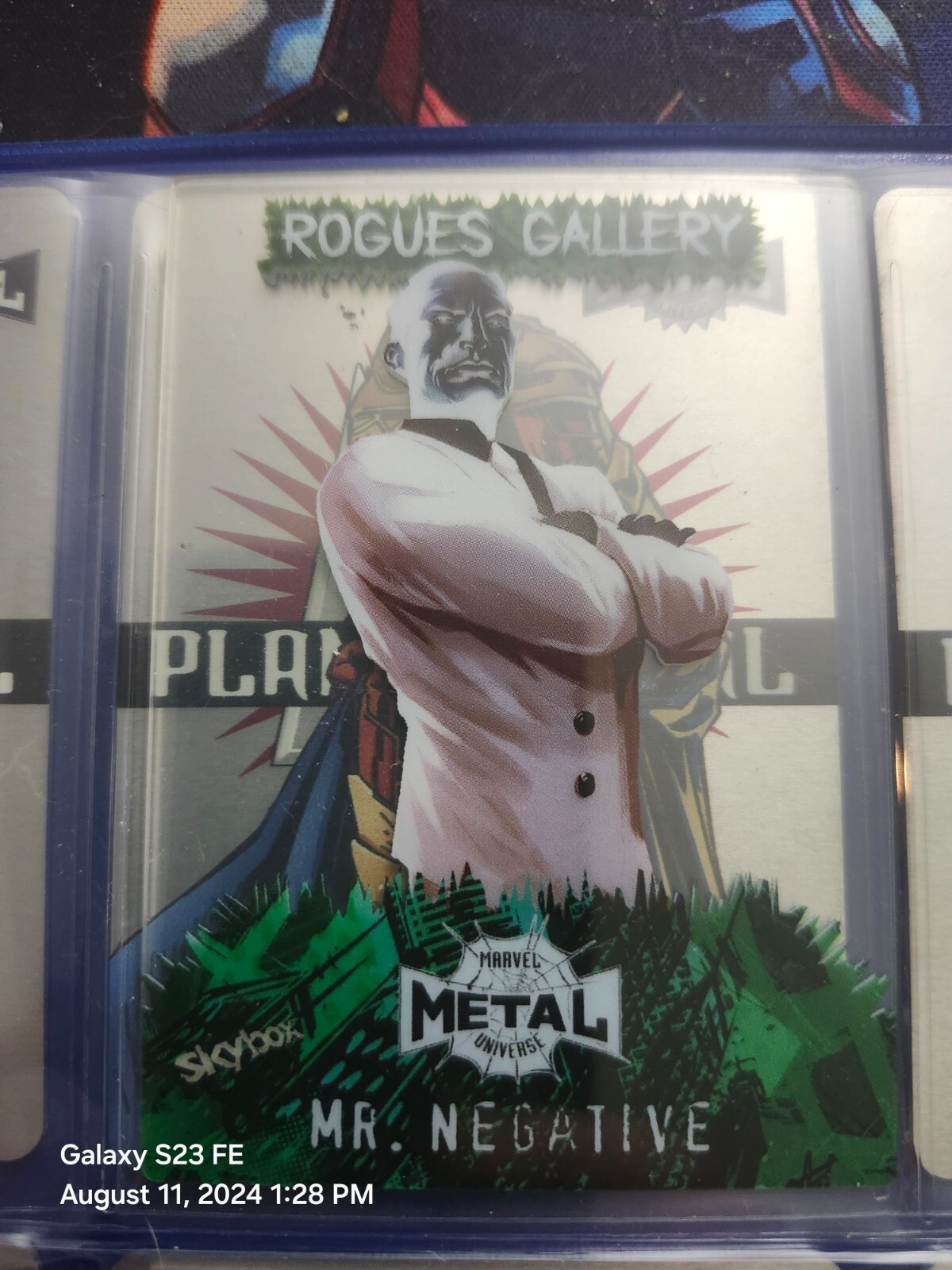 Marvel Trading Card Metal Rogues Gallery Mr Negative | eBay