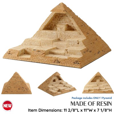 Ancient Egyptian Gods Great Pyramid Giza Sculpture Display Tabletop ...