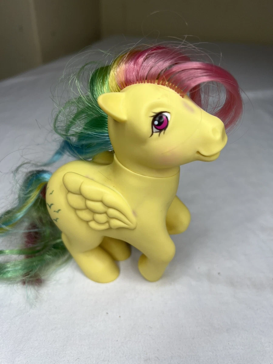 shop discount online VINTAGE MY LITTLE PONY TOY YELLOW CAR RACECAR 1987 ...