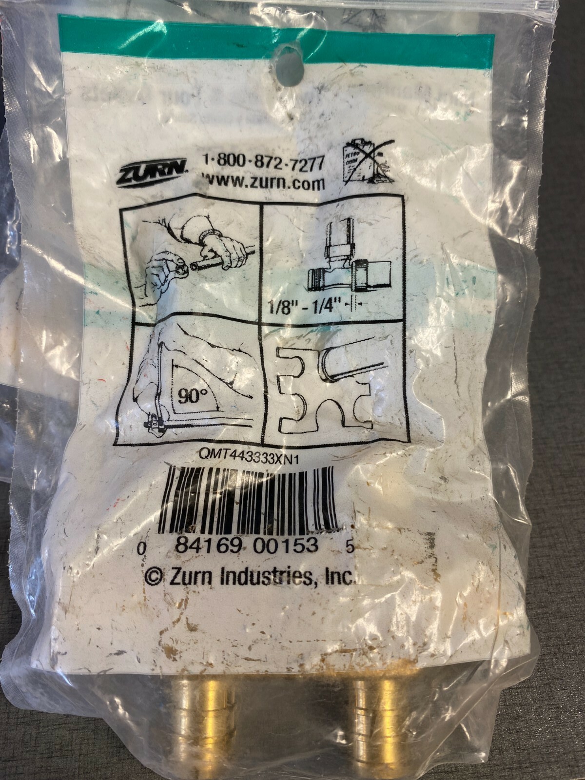 Zurn Quest 3/4" Brass PEX Inlet X 1/2" outlets mini block manifold ...