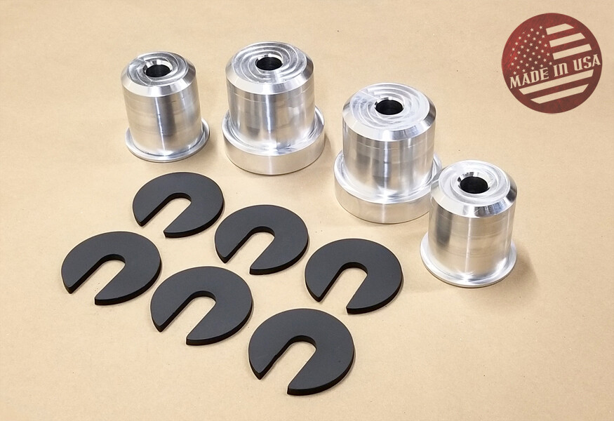 [SR] Aluminum Solid Rear Subframe Bushing Inserts for 03-08 350Z & 03 ...