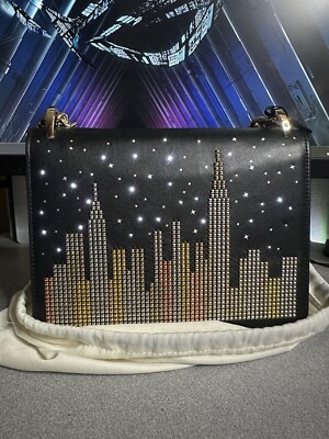 NWT Kate Spade Marci Light up Bag NY City Glitzy Ritzy Skyline shoulder ...