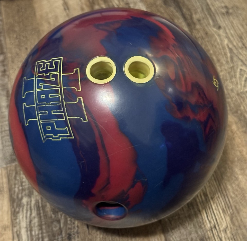 Storm Phaze 2 Bowling Ball 14 Lb with Finger Grip Used Great Condition Drilled | eBay