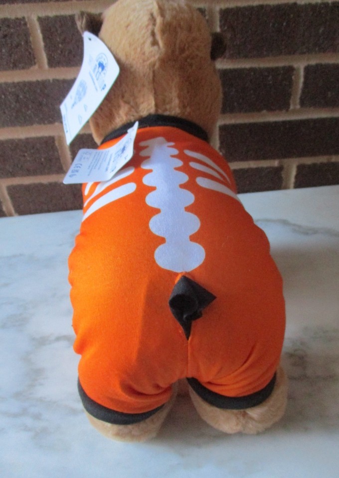 Build A Bear Workshop Capybara 14" Plush Wearing 4 Leg Skeleton Sleeper ...