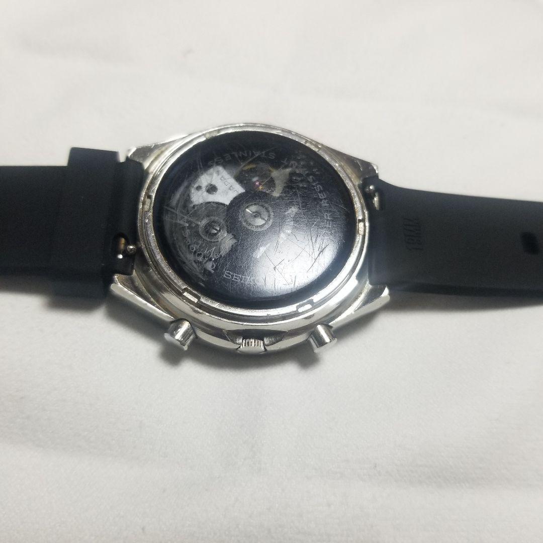 Seiko Time sonar 7015-6010 Chronograph Vintage Black Slv Seiko Time sonar 7015-6010 Chronograph Vintage Black Slv