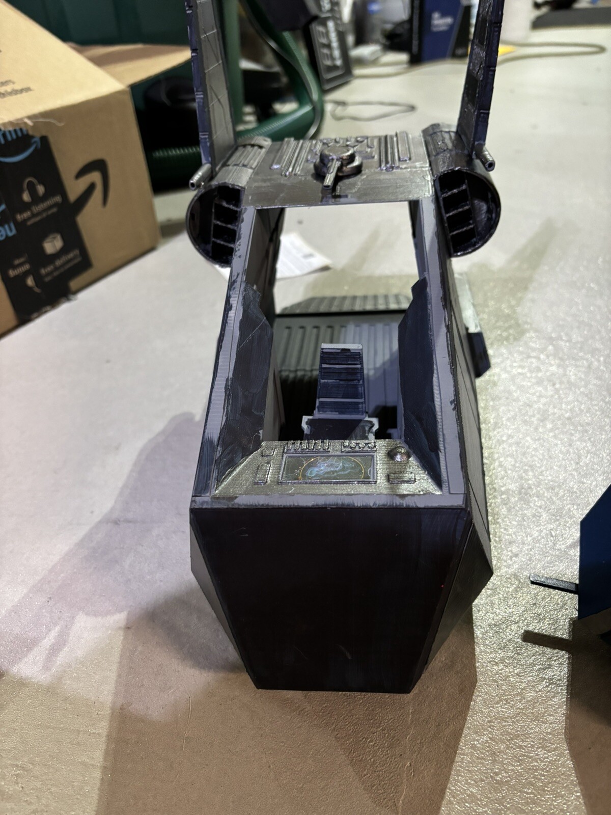 Star Wars Imperial LAAT Dropship from Andor 3d Printed Star Wars Scale ...