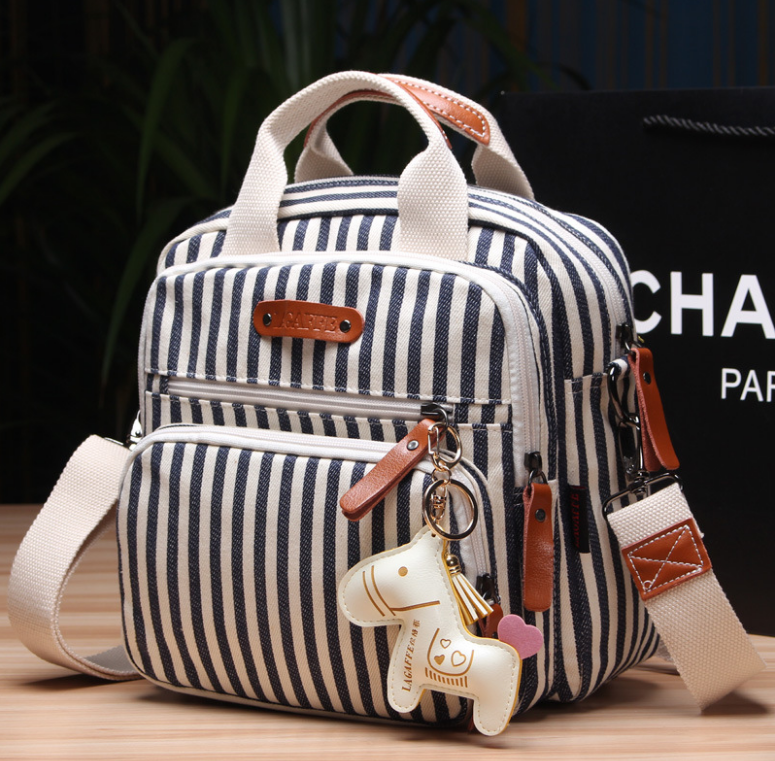 New Women's BOHO CHIC Multi Tier Travel Backpacks Shouder Bags Canvas ...