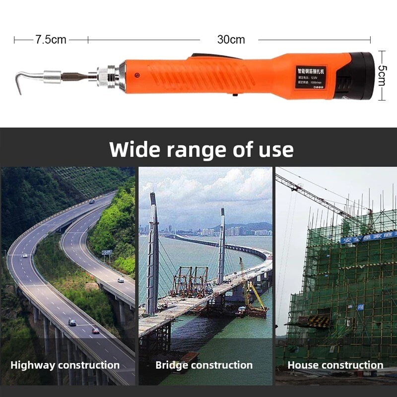 Electric Rebar Tying Machine Semi-automatic Tool Tying Hook Tying Iron ...