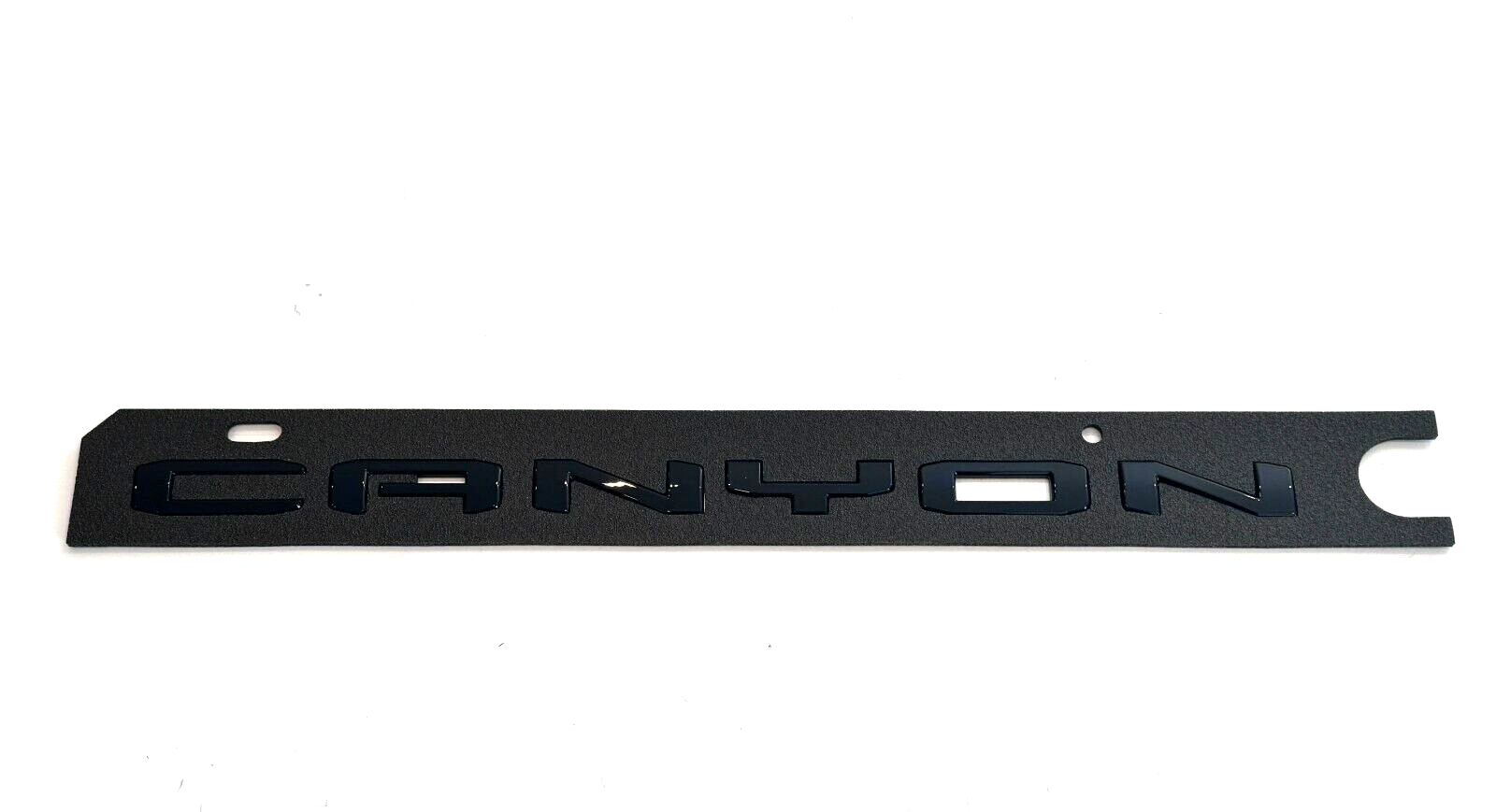 1PC Gloss Black Middle Tailgate Canyon Emblem Badge Fit 2023-2024 GMC ...