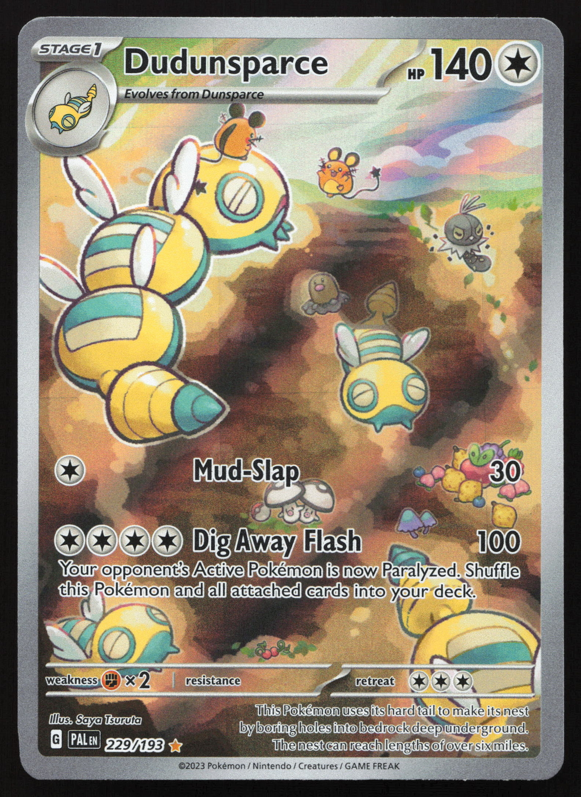 Dudunsparce (Illustration Rare)[SV02]: Buy and Sell Prices & Values ...