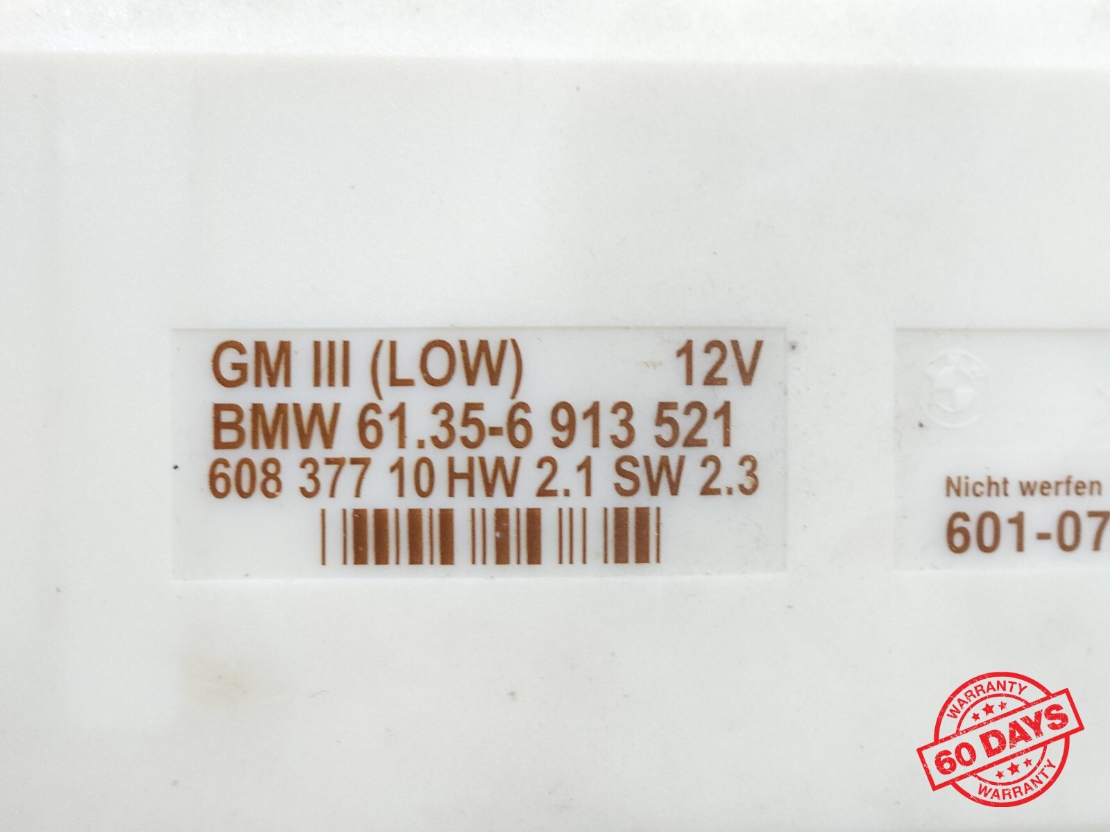 ⭐ 96-03 Bmw E39 5/7 Series M5 Basic Body Control Module 3 Computer Unit ...