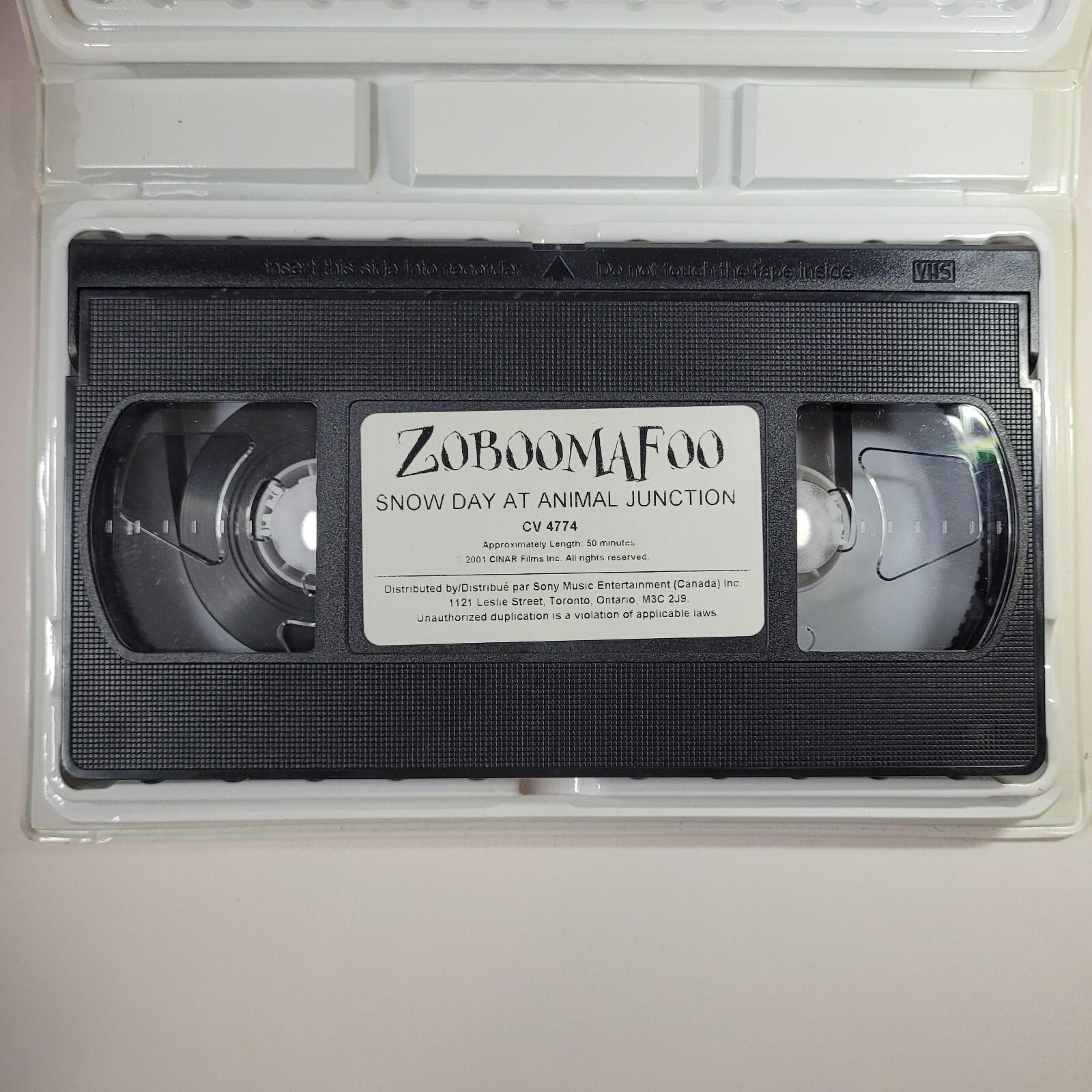 ZOBOOMAFOO Snow Day at Animal Junction (VHS, 2001) Kratt Brothers PBS ...