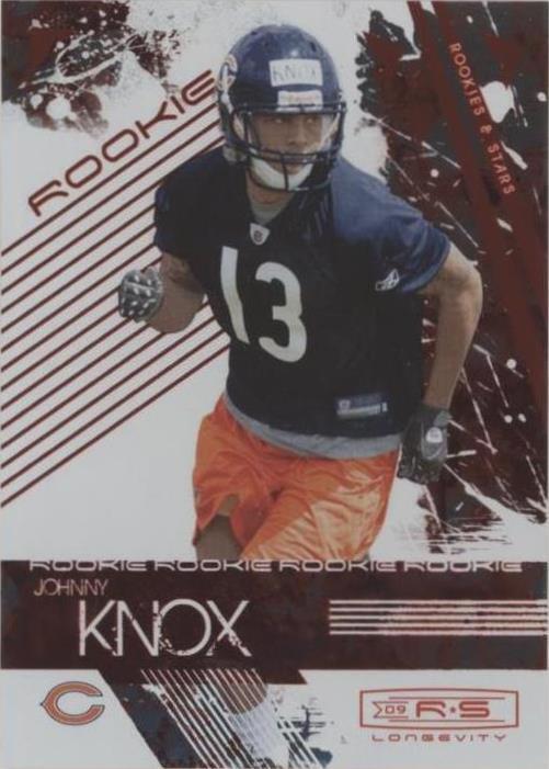 2009 Donruss Rookies & Stars Longevity - Rookie Johnny Knox #164 Ruby ...