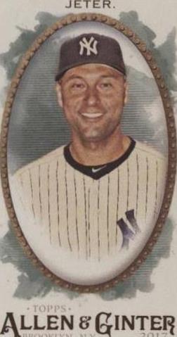 2017 Topps Allen & Ginter - Mini Red Brooklyn Back #7 Derek Jeter /25 ...