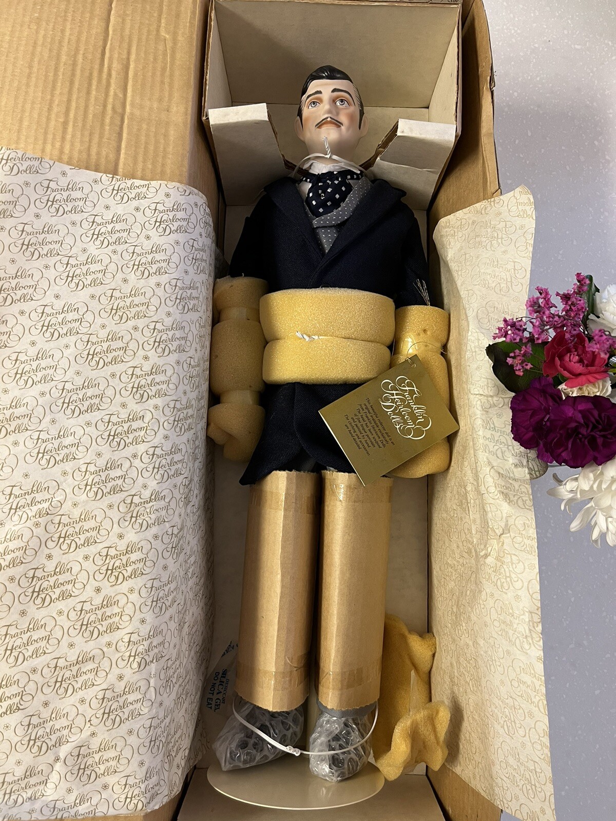 Franklin Mint Heirloom Doll Gone With the Wind Clark Gable as Rhett ...