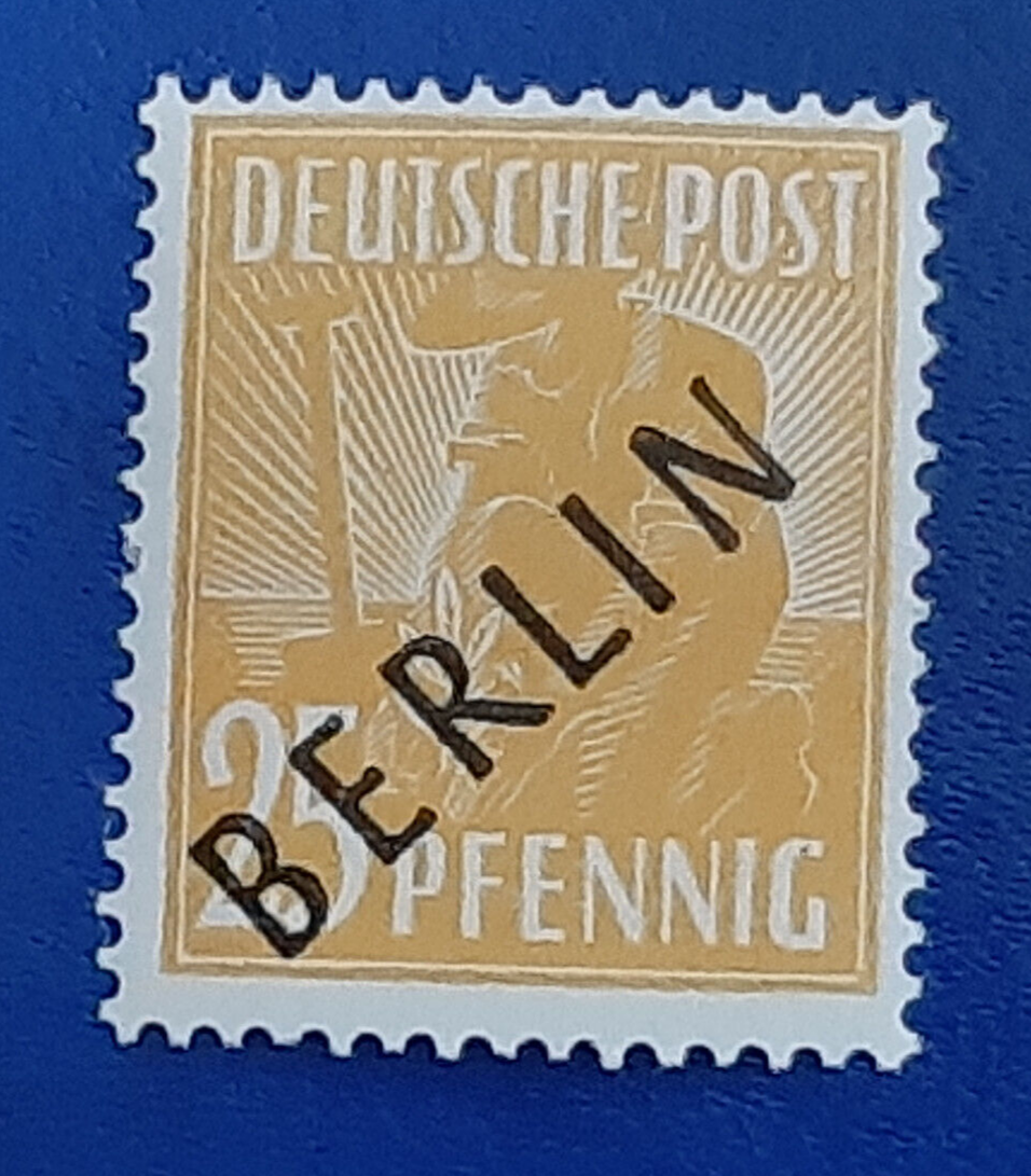 Germany Stamp Berlin 25 Pfennig 1948 Schlegel BPP Mi. Nr. 10 (20878) | eBay