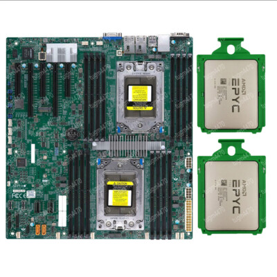 Supermicro H11DSI + AMD EPYC 7702x2 server motherboard REV2.0 ...