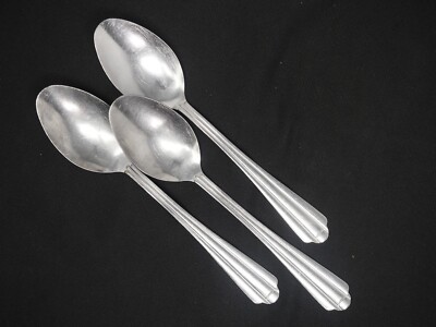 Gibson Stainless China 221 Teaspoon set of 3. 6" Long | eBay