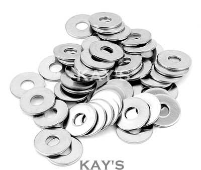 THIN FLAT FORM B WASHERS ZINC PLATED M5 M6 | Grelly UK