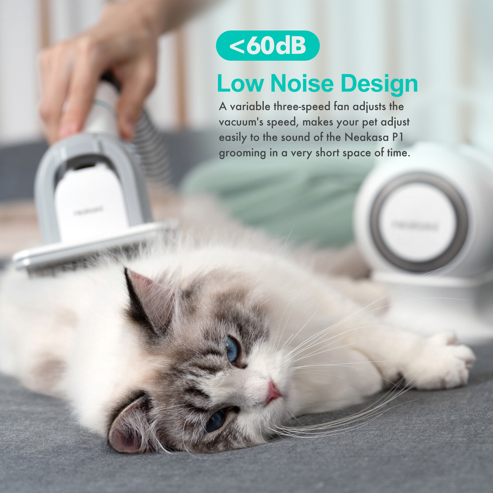 Low Noise Pet Hair Cutter Dog Grooming Blowers Blaster with Pet Vacuum ...
