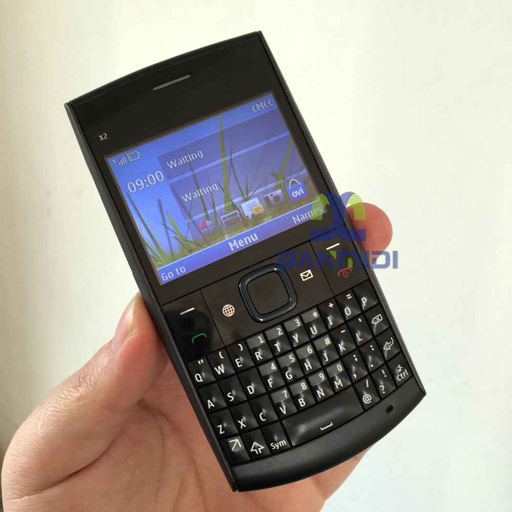 Nokia X2-01 Original Unlocked QWERTY Keyboard Symbian 2G GSM Mp3 Player ...