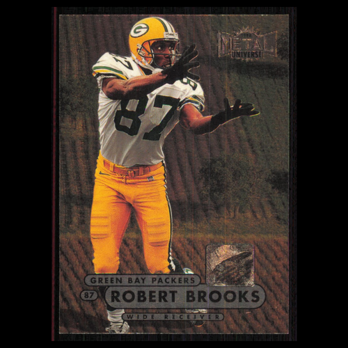 Robert Brooks #148 1998 Metal Universe Green Bay Packers Football Card ...