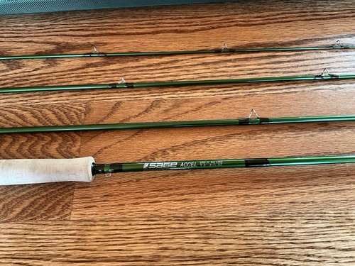 Sage Accel fly rod 690-4 #6 Line. 9’0” 3-1/16 oz - Excellent Condition ...