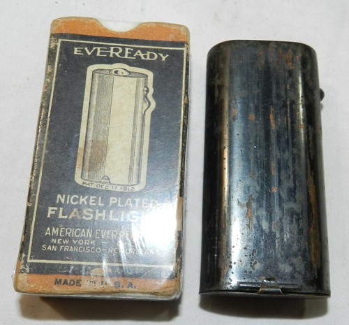 Vintage Eveready Pocket Flashlight with partial box Copyright 1912 | eBay