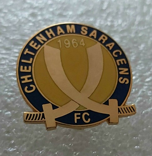CHELTENHAM SARACENS FC (Nr Gloucester) ENAMEL FOOTBALL CLUB CREST PIN ...