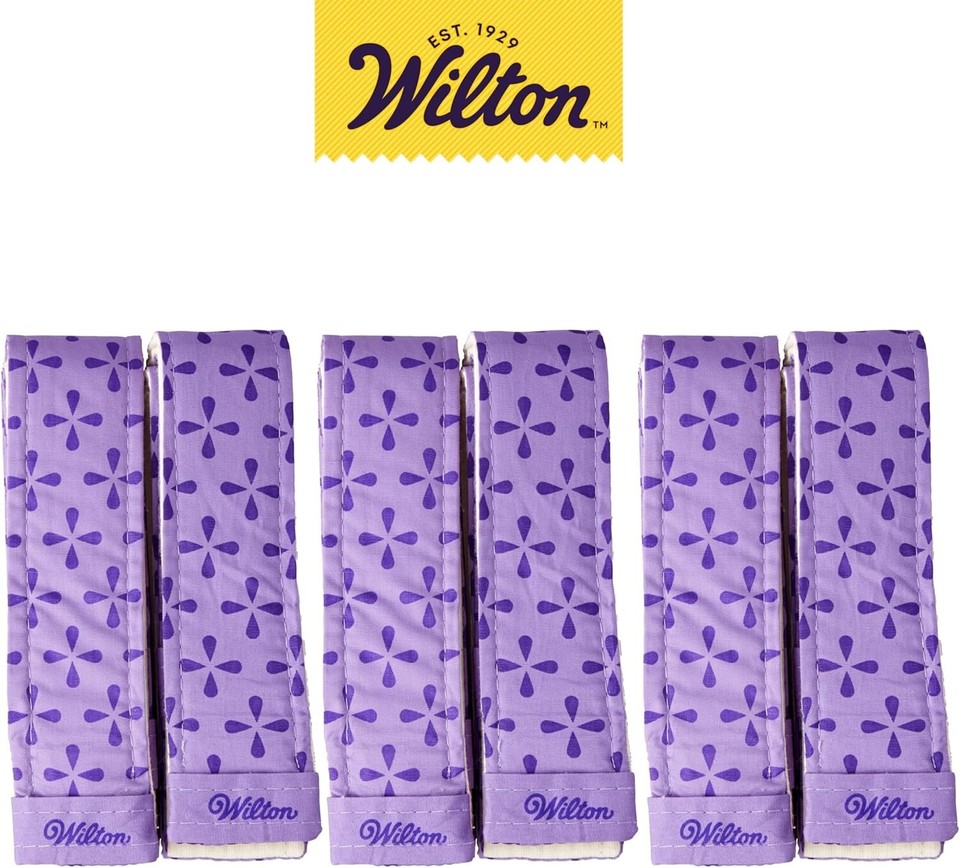 Wilton Bake-Even Cake Pan Strips Baking Pans for Evenly 6-Piece Set 35 ...