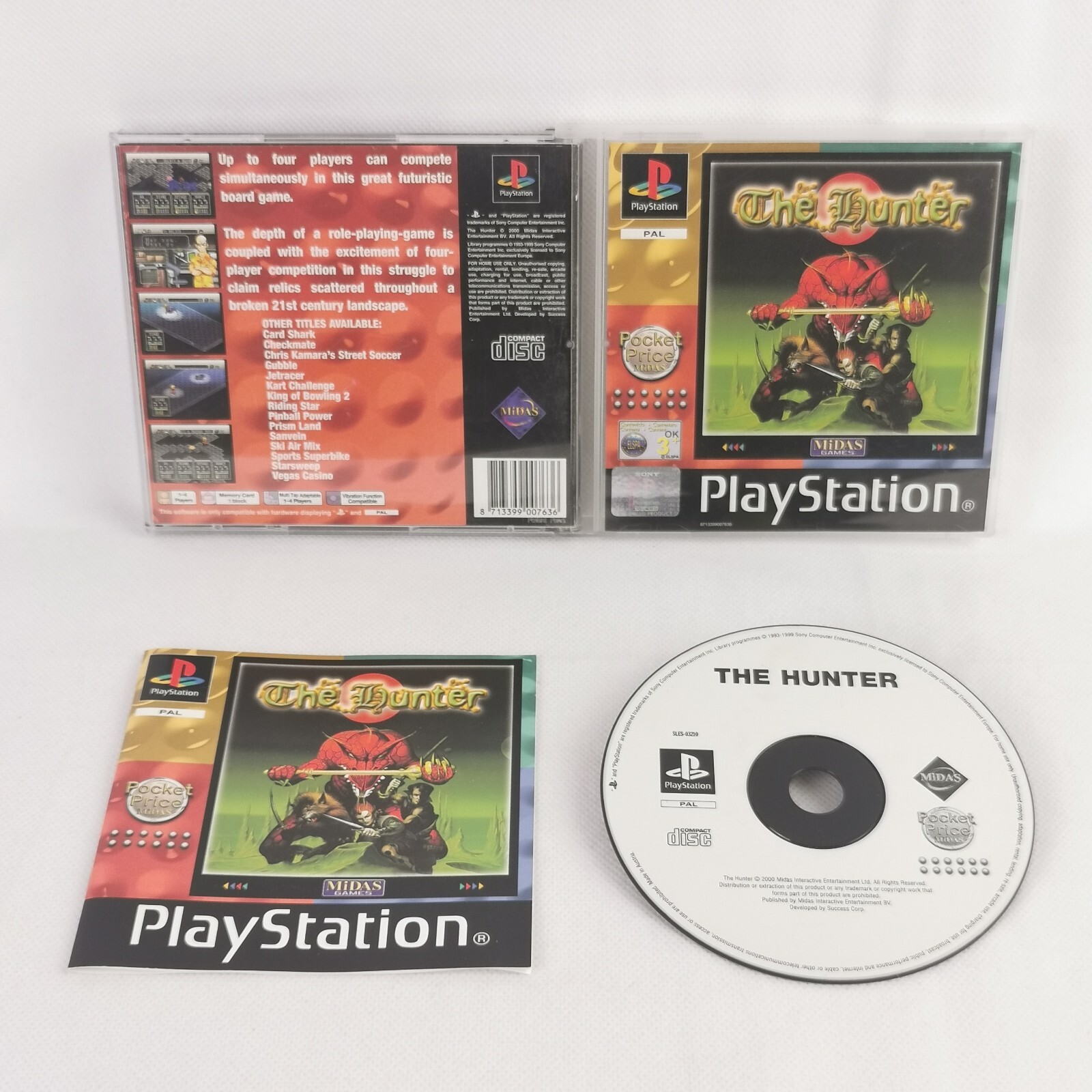 The Hunter PS1 PlayStation 1 Complete PAL | eBay
