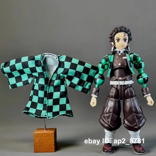 1/12 Outfit Coat Cape Robe Clothes For shf Tanjiro 6'' Action Figure ...