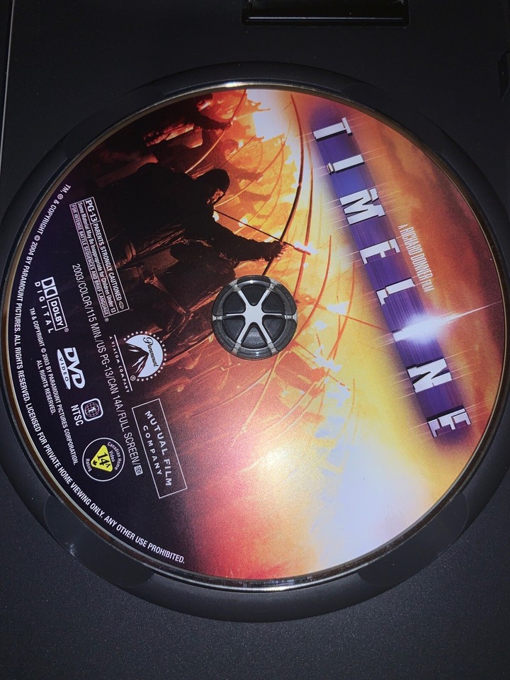 Timeline (DVD, 2004)*Paul Walker Gerard Butler Movie 97360568745 | eBay