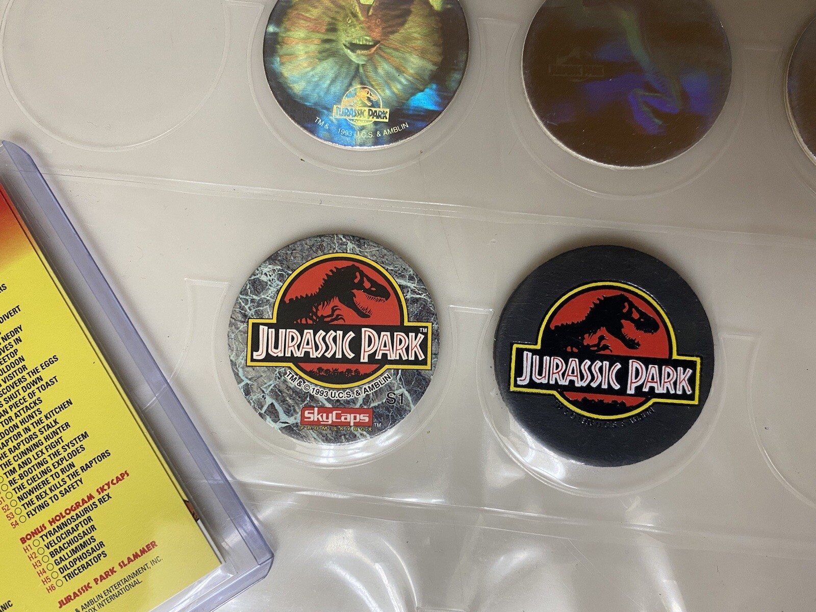Jurassic Park Pogs ACTUAL Complete Set! | eBay