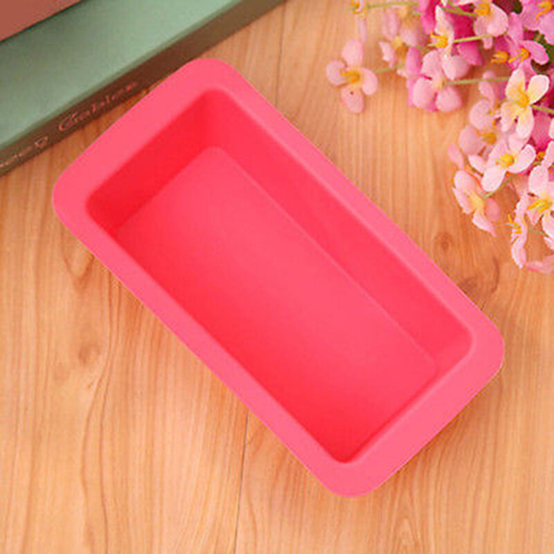 rectangle silicone non stick bread loaf cake mold bakeware baking pan ...