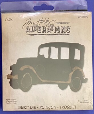 TIM HOLTZ OLD JALOPY DIE SIZZIX 657185 BigZ car bus alterations ...