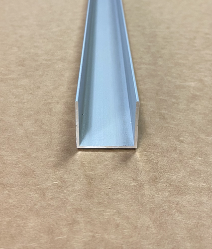 1" U Channel Rail Aluminum Trim 92" Length RV Trailer Molding C Channel ...