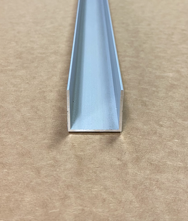 1" U Channel Rail Aluminum Trim 92" Length RV Trailer Molding C Channel ...