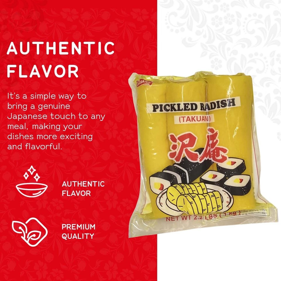 Shirakiku Pickled Radish Takuwan | Japanese Pickle with Sulfites ...