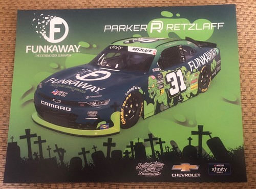 Nascar Xfinity Driver Parker Retzlaff #31 Funkaway 2024 Postcard | eBay